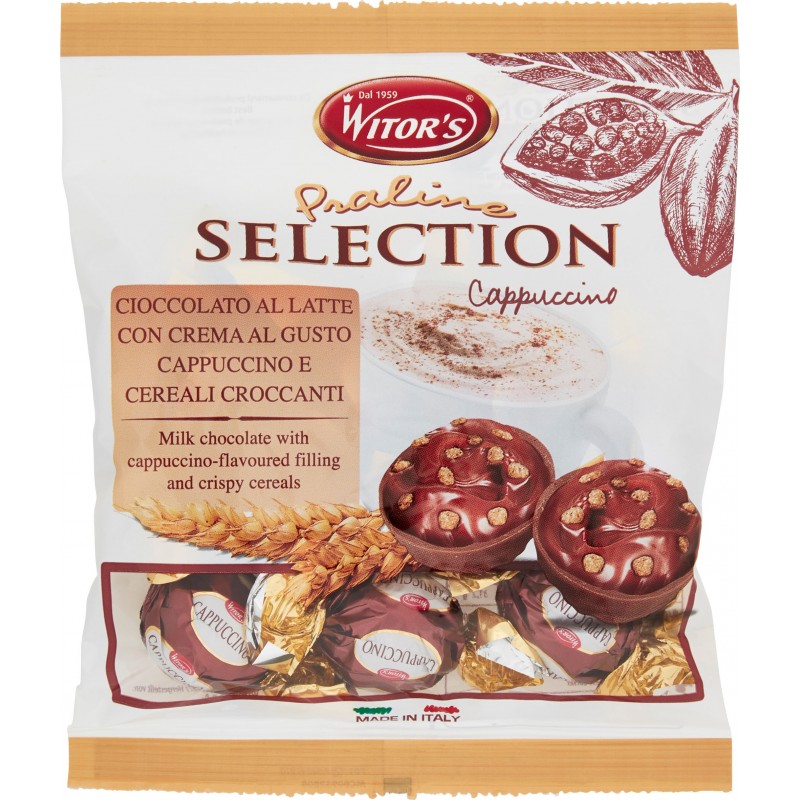 Witor's Praline Selection Cioccolatini Al Latte Con Crema Cappuccino