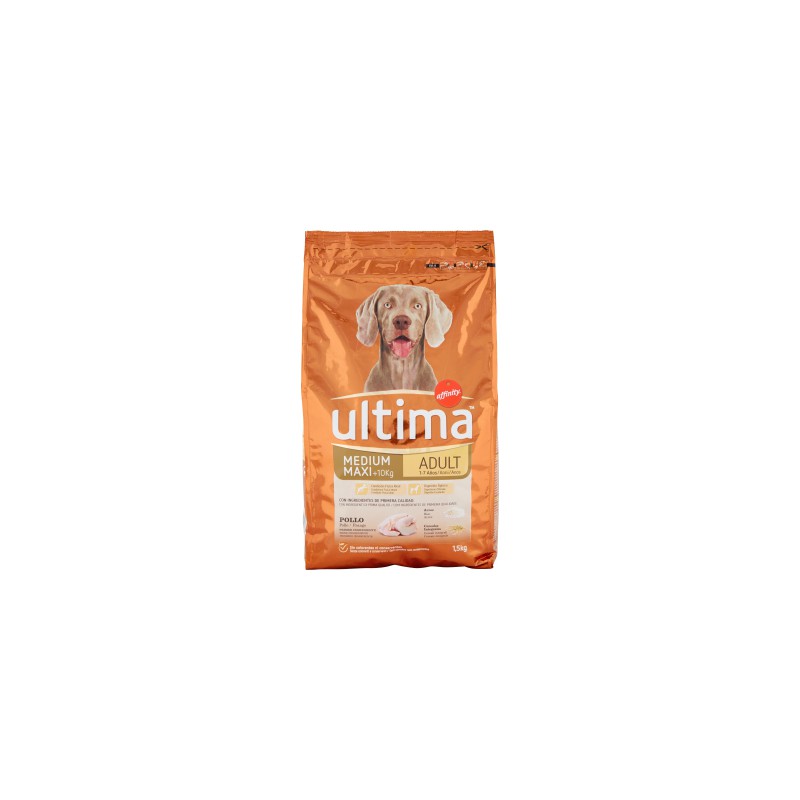 Ultima Affinity Cibo Per Cani Adult Medium Maxi Con Pollo kg. 1,5