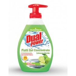 Dual Power Detesivo Per Piatti Gel Concentrato Limone Con Dispencer