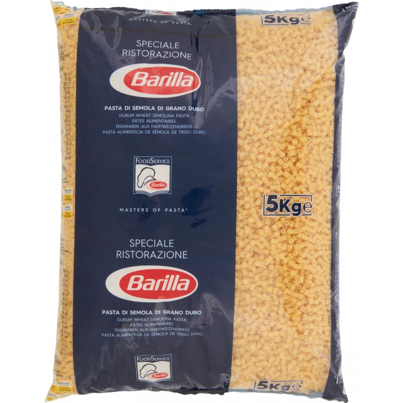 Barilla Pasta Di Semola Ditalini n.47 Pacco kg. 5 | Visita Cicalia