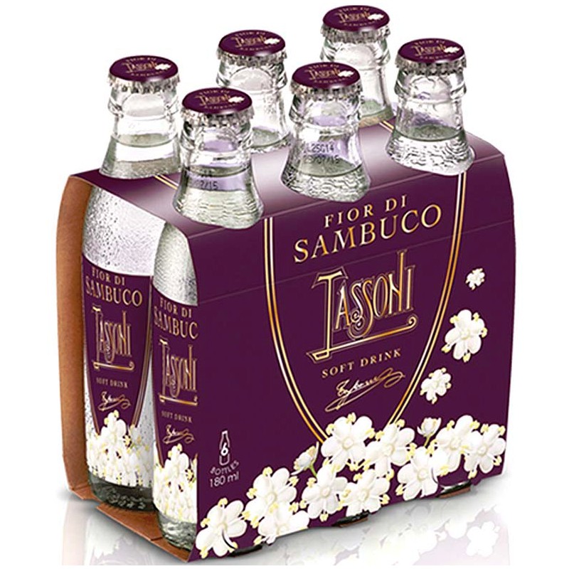 Fior di Sambuco Tassoni 18 cl. x6| Ordina su Cicalia.com