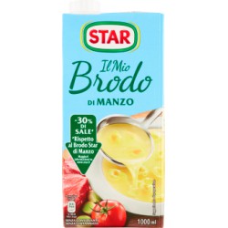Star Il Mio Brodo Pronto Di Manzo Meno Sale In Brick lt. 1