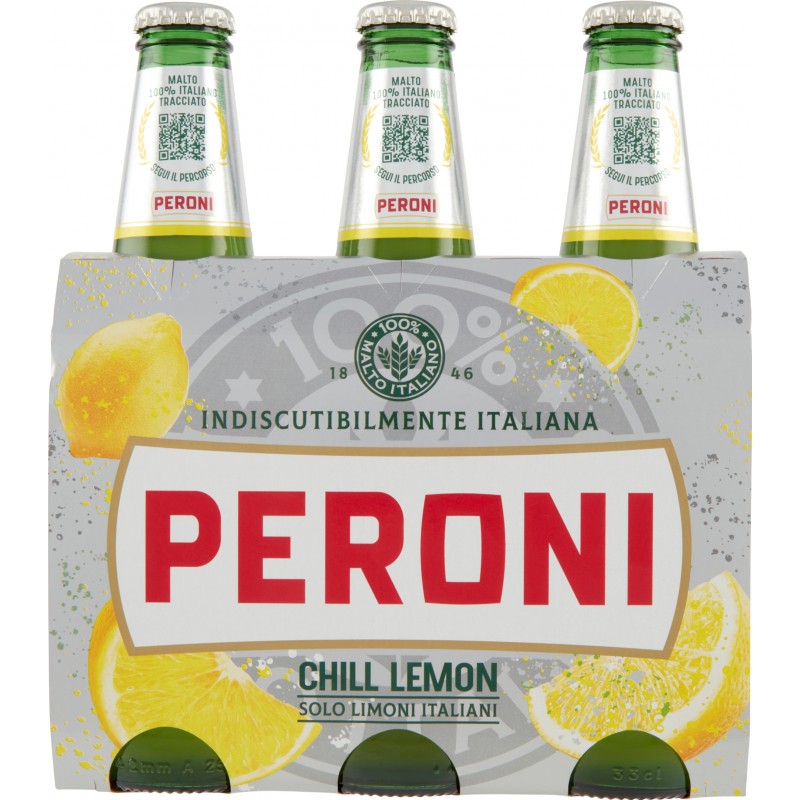 Birra Chill Lemon Peroni 33 cl. x 3 | Ordina su Cicalia!