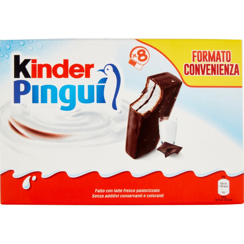 kinder pingui cacao x8