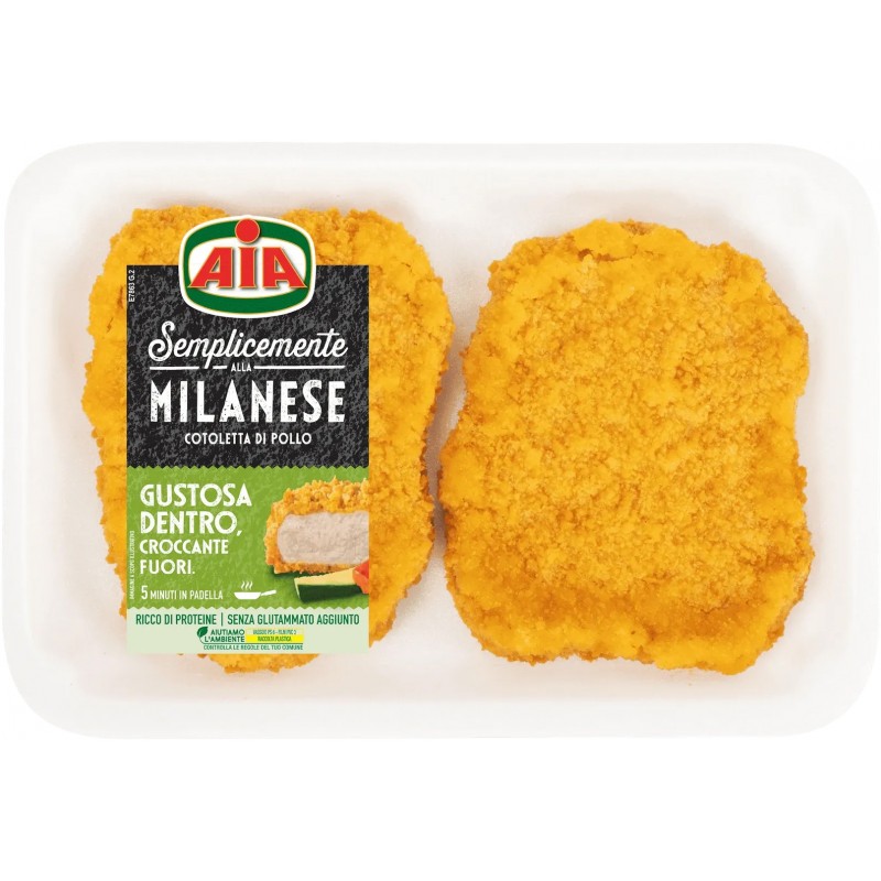 Aia La Milanese Cotoletta Di Pollo Impanata gr. 280 | Scopri Cicalia