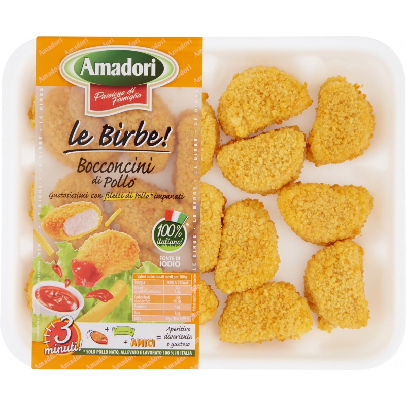 Amadori Le Birbe Bocconcini Di Pollo gr. 300 | Visita Cicalia