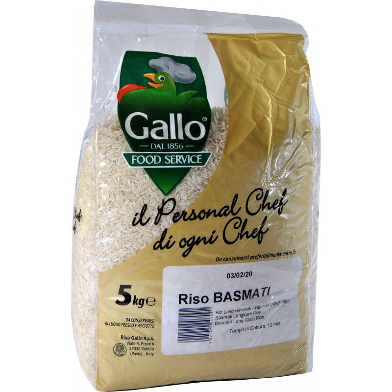 riso gallo basmati food service kg5