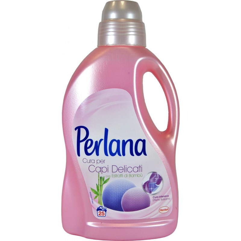 Perlana Detersivo Per Cura Capi Delicati Rosa Fustino 25 Lavaggi