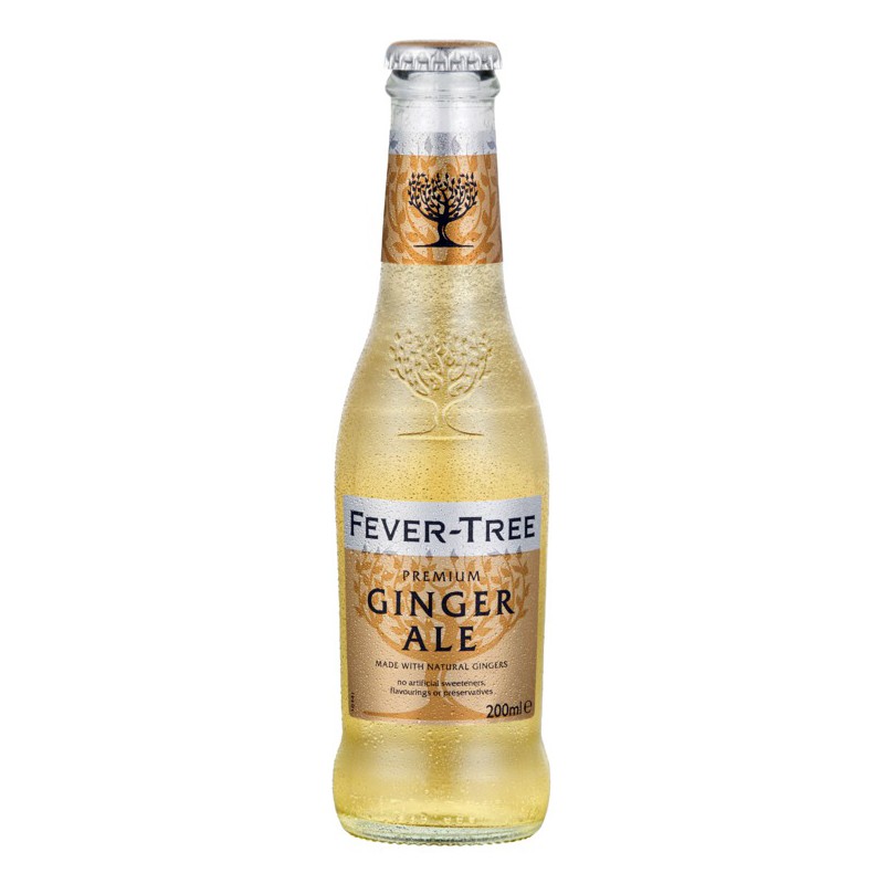 Fever Tree Premium Ginger Ale Bevanda Analcolica Bott In Vetro cl. 20
