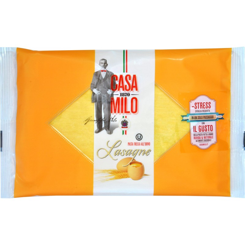 Pasta Casa Milo lasagne all'uovo gr.250| Ordinalo ora su Cicalia