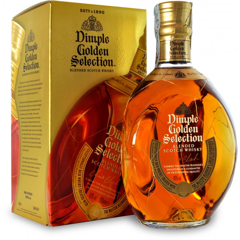 Dimple Golden Selection Blended Scotch Whisky Con Astuccio cl. 70