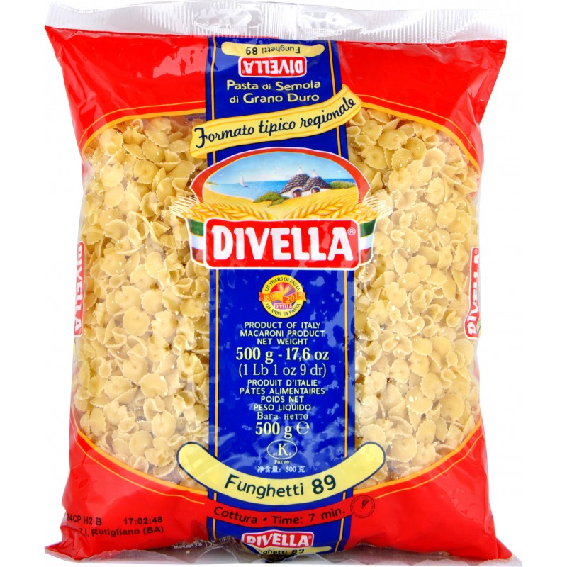 Pasta Divella funghetti gr.500 | Ordinalo ora su Cicalia
