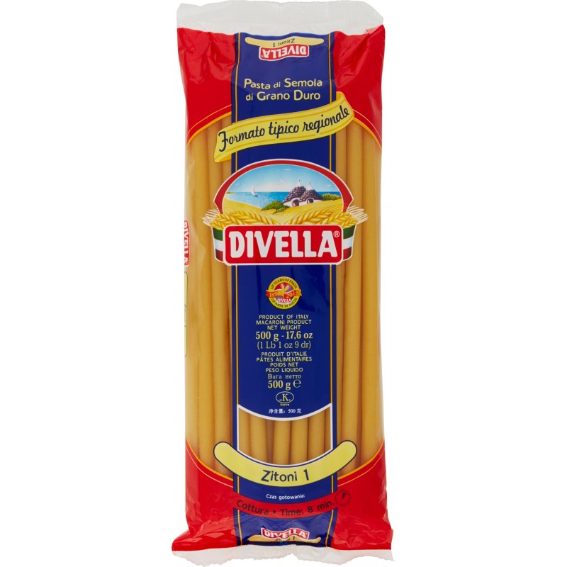 Pasta Divella Zitoni gr.500 | Ordinalo ora su Cicalia