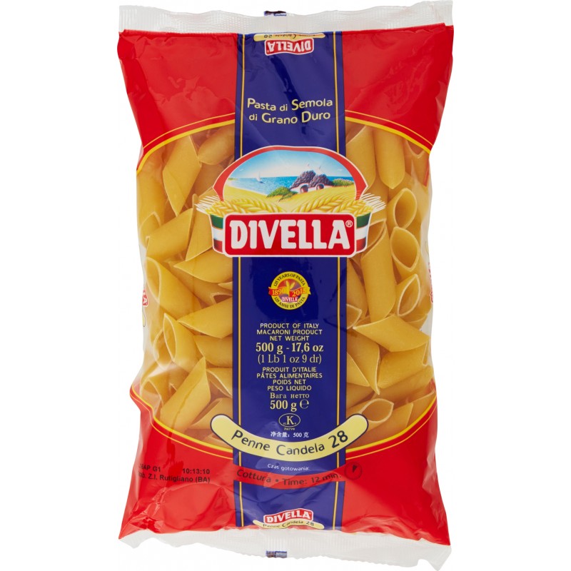 Divella Penna Candela | Pasta Di Semola Di Grano Duro gr. 500 n. 15