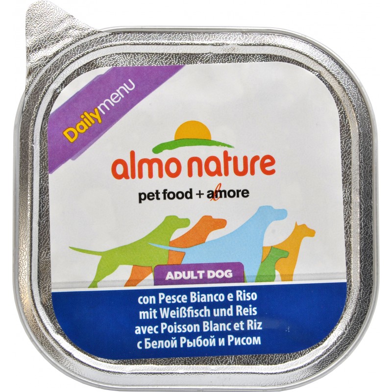 Almo Nature Daily Menu Cani Adulti Pesce Bianco Riso 300 Gr |Cicalia