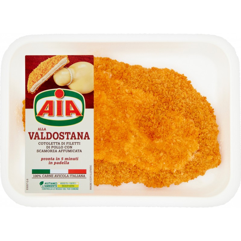 Aia Valdostana Cotoletta Di Pollo Impanata Con Scamorza gr. 200