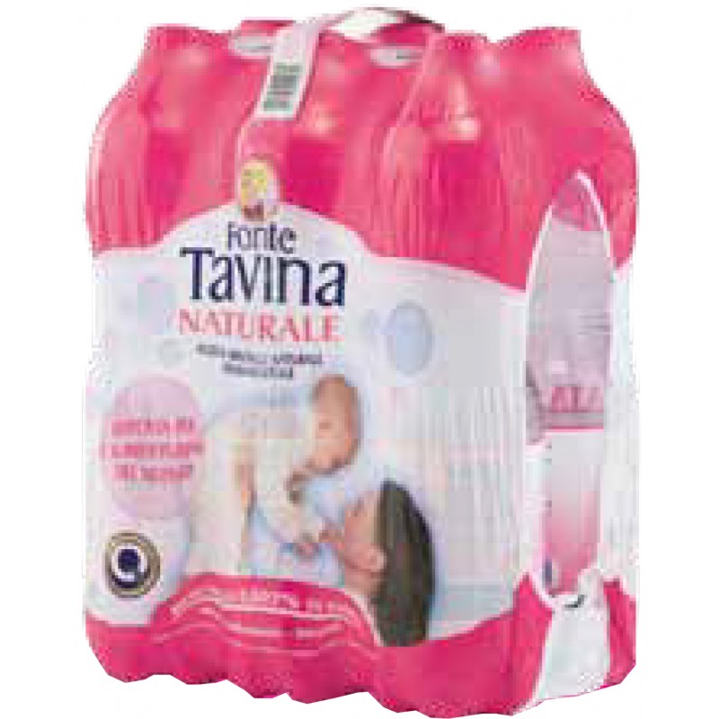 Fonte Tavina Acqua Naturale Bottiglia lt. 1,5 Cluster da 6