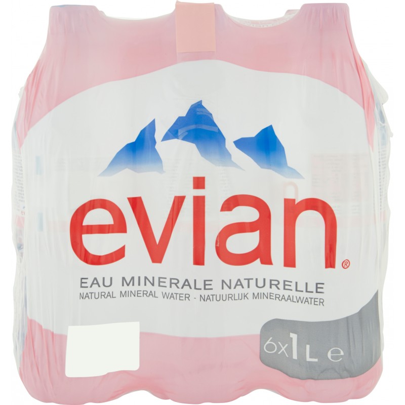 Evian Acqua Naturale In Bottiglia Conf. da 6x1lt | Scopri Cicalia