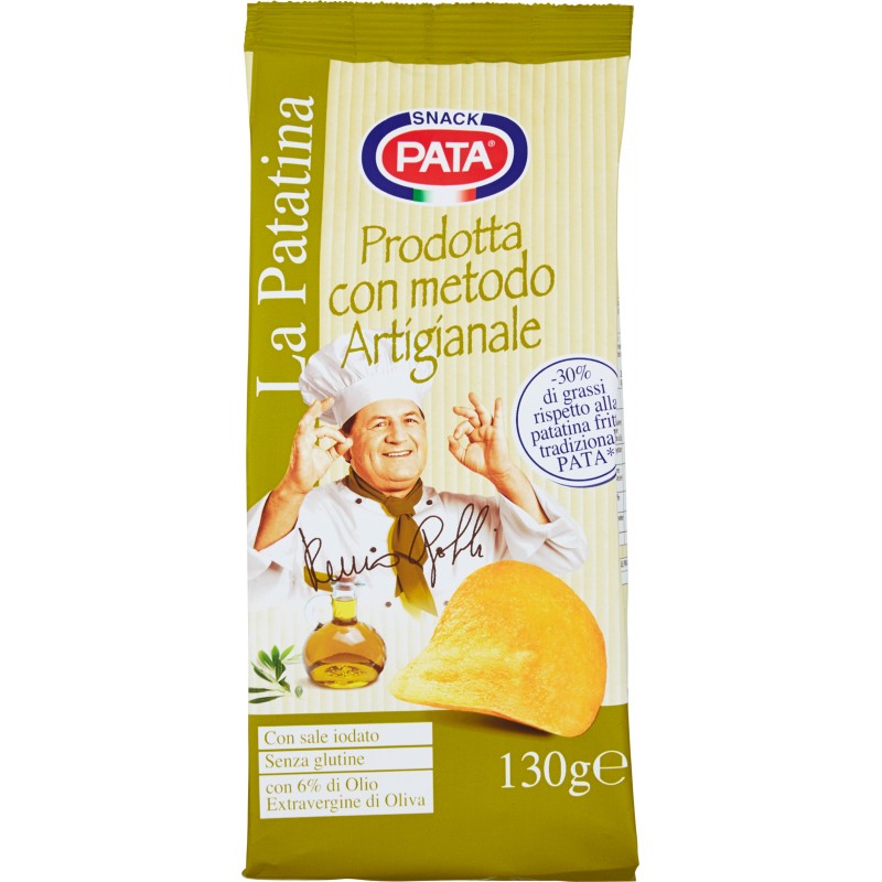 Patatina Prodotta con Metodo Artigianale Pata 130 g | Su Cicalia!