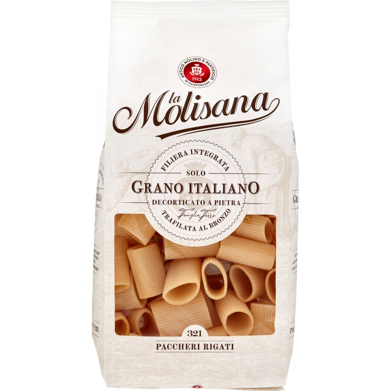 molisana paccheri rigati n.321 gr.500 molisana paccheri rigati n.321 gr.500