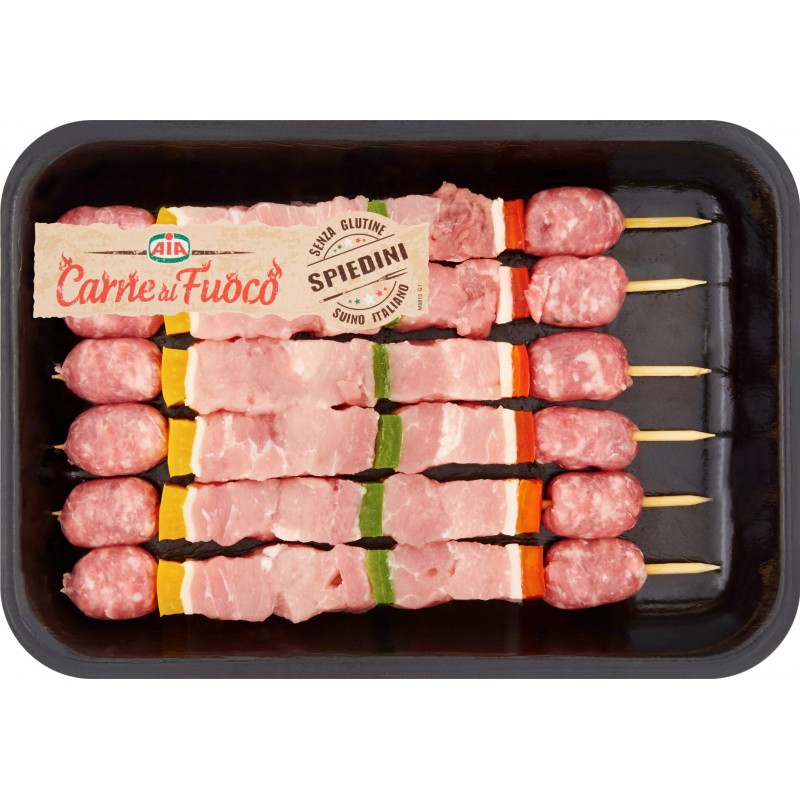 Aia Carne Al Fuoco Spiedino Rusticino Di Suino 320 Gr | Cicalia.com