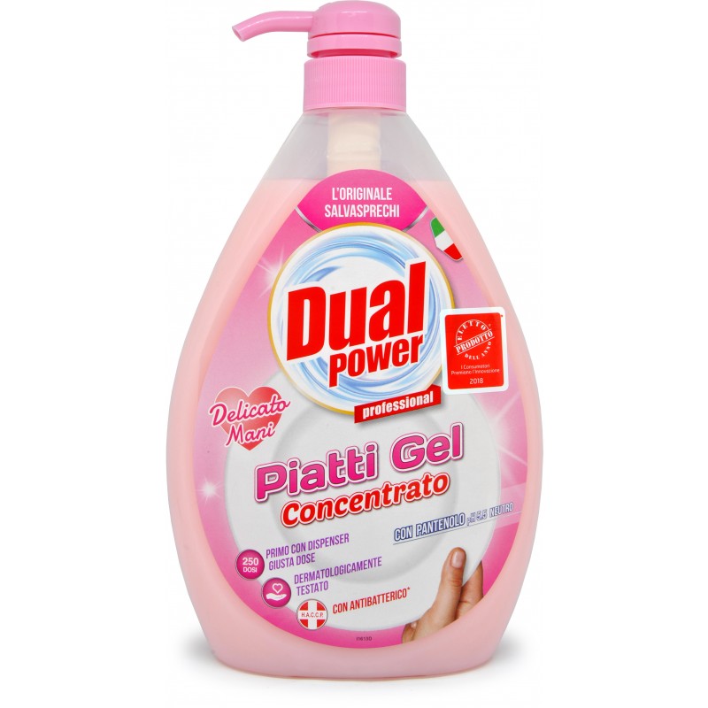Dual Power Piatti Gel Concentrato Delicato Mani 1 Lt | Cicalia