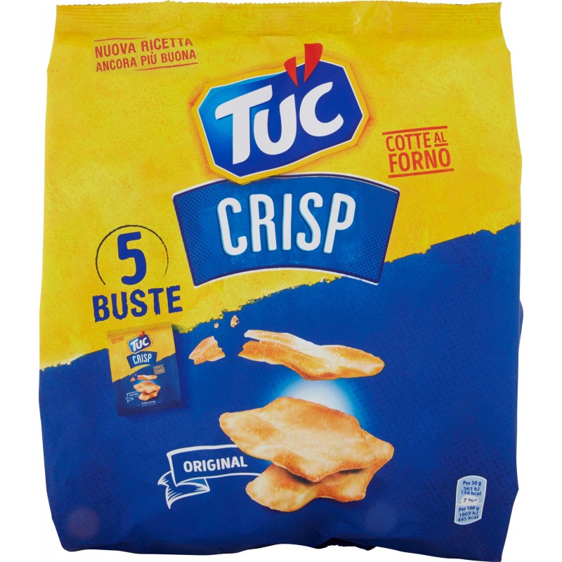 Snack Original Multipack Tuc Crisp 5 x 30 gr. |Ordina su Cicalia!