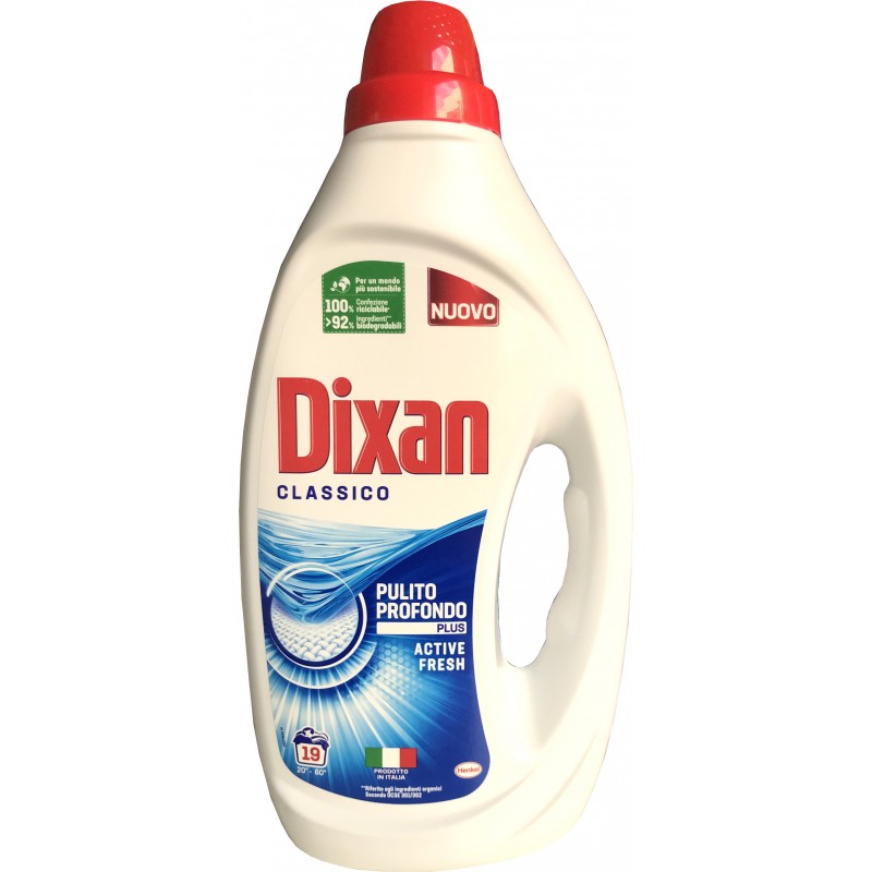 dixan det liquido classico 19 lav. ml950