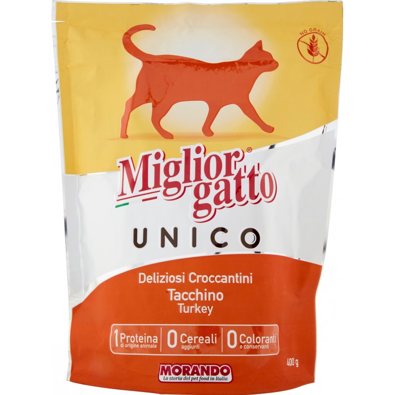 Morando Miglior Gatto Croccantini Con Tacchino gr. 400 | Cicalia