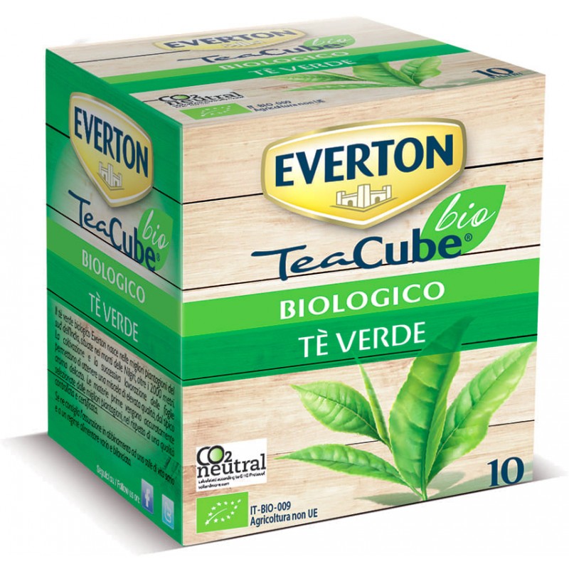 Té verde biologico Everton Tea cube| Ordinalo ora su Cicalia