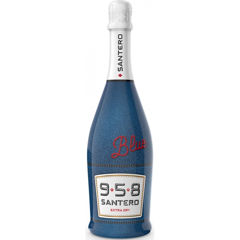 Santero Blue 958 Spumante Extra Dry Vino Bianco Frizzante cl. 75