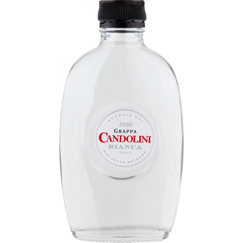 candolini grappa bianca tascabile cl.10