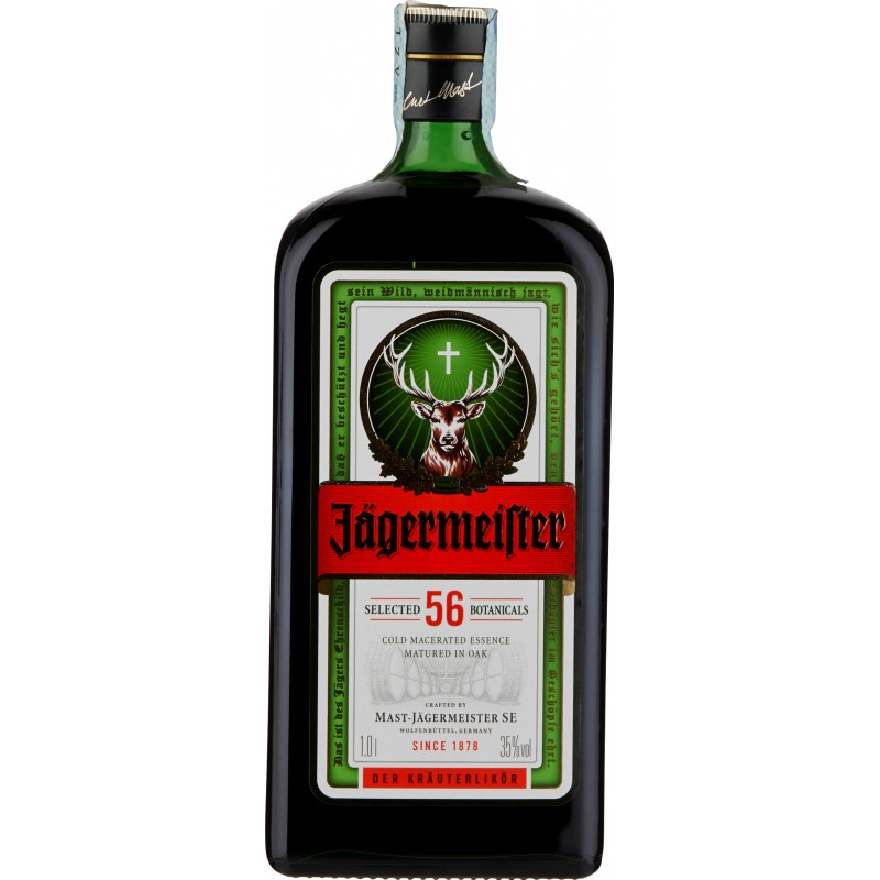 Jagermeister Amaro Superalcolico Bottiglia lt. 1 | Visita Cicalia