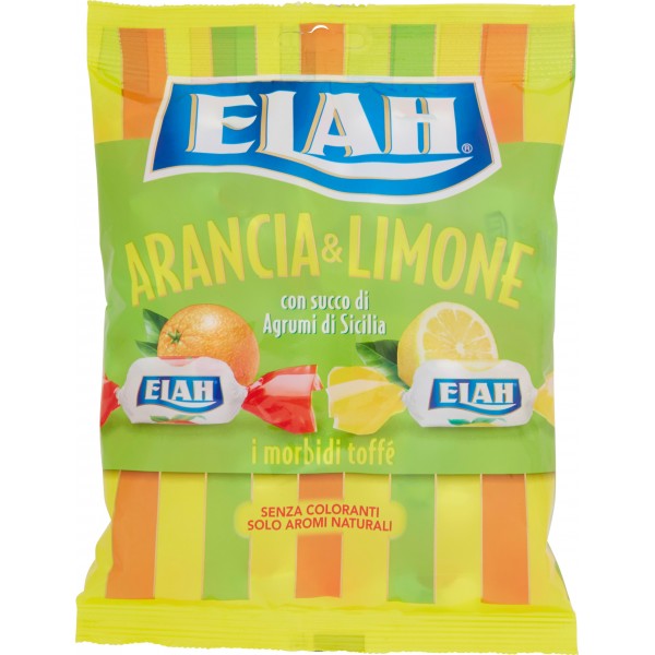 Elah Caramelle Morbide Toffeè Arancia E Limone Sacchetto gr. 180