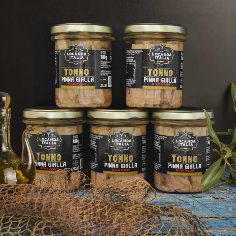Locanda Italia Tonno Pinna Gialla Vasetto 180 Gr | Cicalia.com