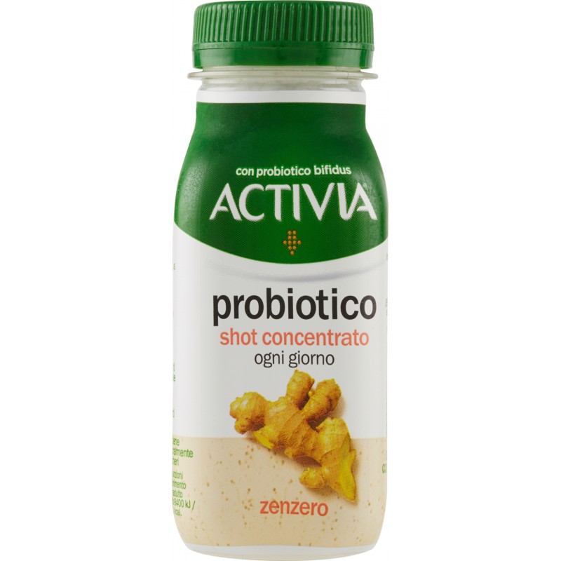 Activia Probiotico Shot Concentrato Con Zenzero | Yogurt Da Bere 80gr