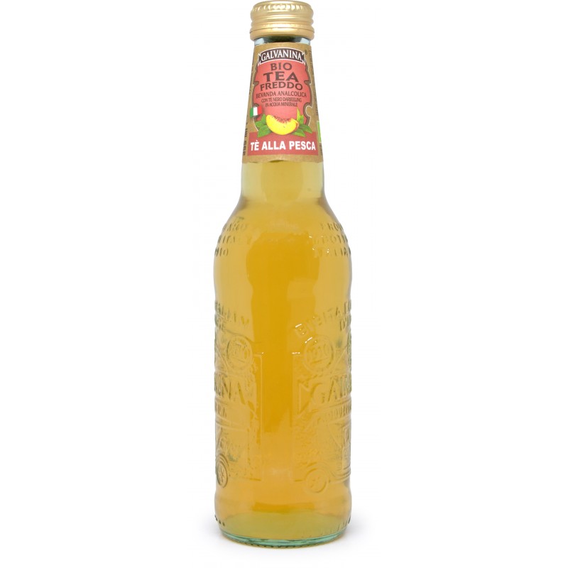 Galvanina Tea Alla Pesca Bevanda Dolce Bio Bott. In Vetro ml. 355