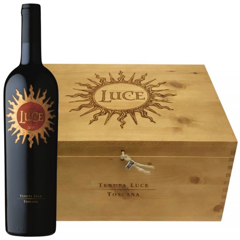 Tenuta Luce Toscana Scatola In Legno 6 Bottiglie Vino Rosso Luce cl.75