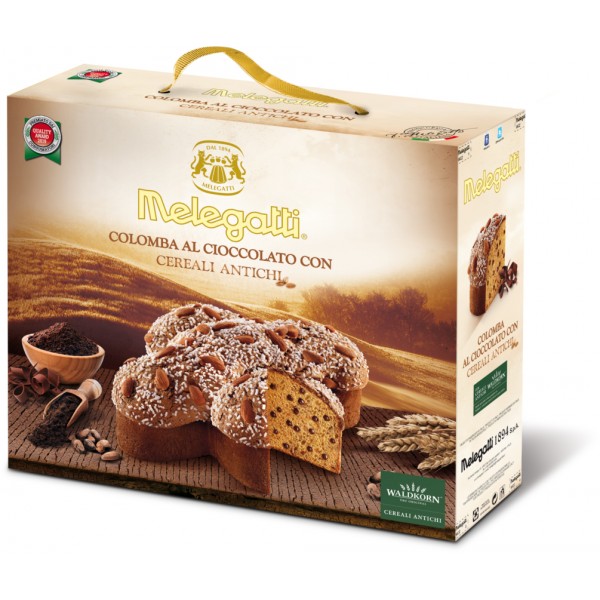 Melegatti Colomba Al Cioccolato Di Pasqua Con Cereali Antichi gr. 750
