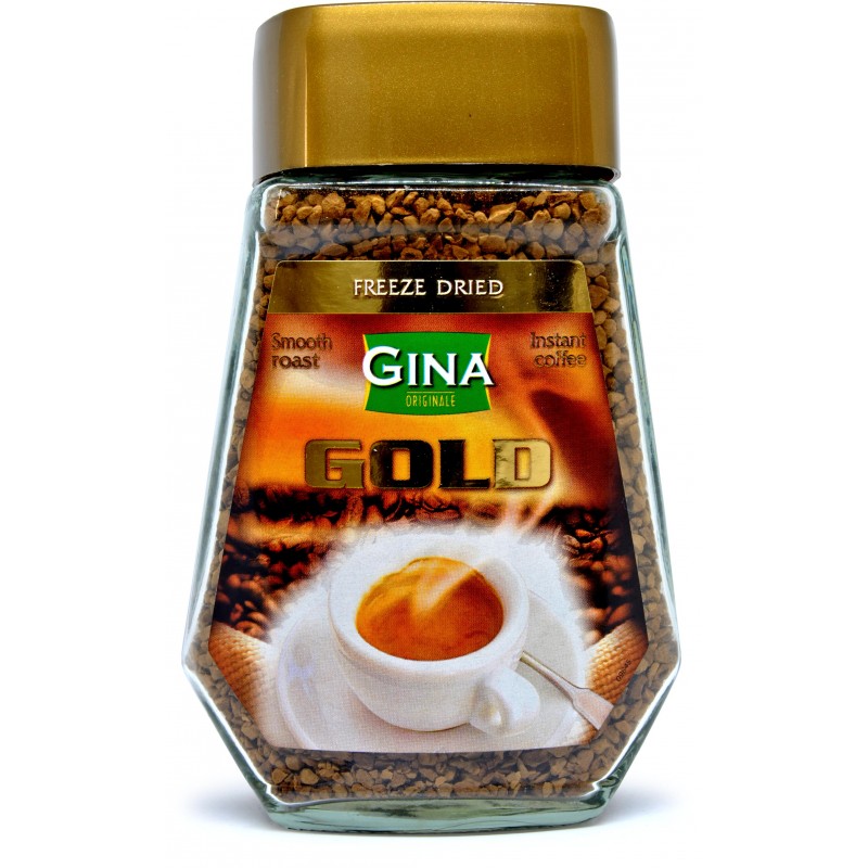 Gina Gold Caffè Solubile Istantaneo Surgelato 100 Gr | Cicalia.com