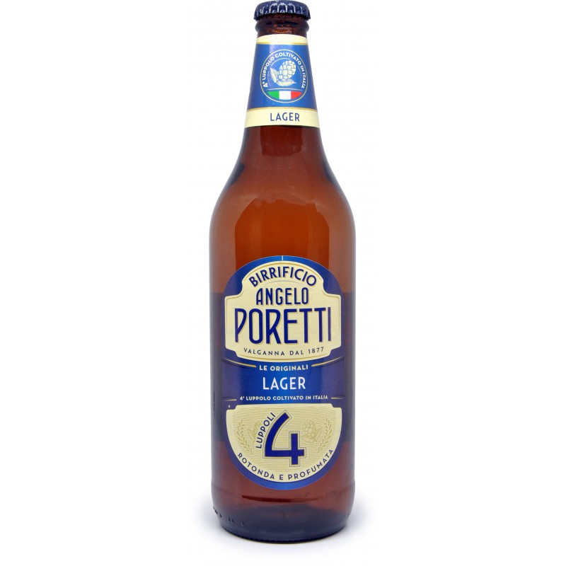 Birra Poretti 4 Luppoli lager 66 cl. |Ordina su Cicalia.com!