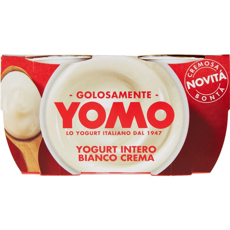 Yogurt Yomo intero bianco crema 2x125 gr.| Ordinalo ora su Cicalia
