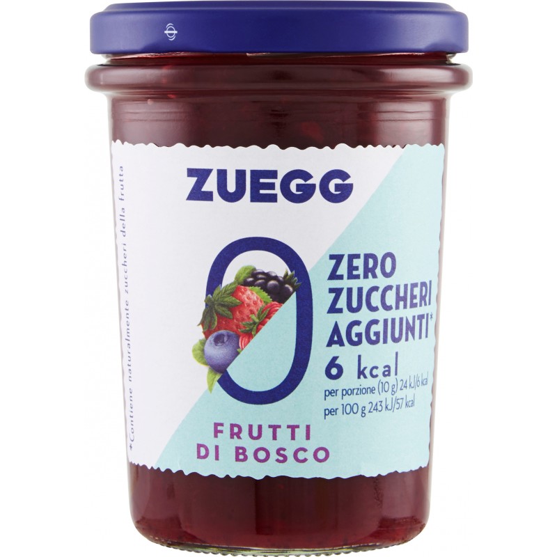 Confettura di frutti di bosco Zuegg 220 gr| Ordinala ora su Cicalia