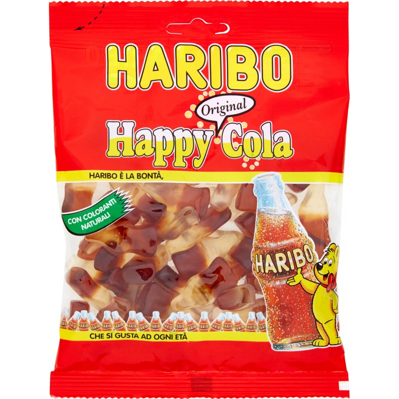 Haribo Busta Happy Cola 175 Gr Caramelle Gommose | Cicalia.com