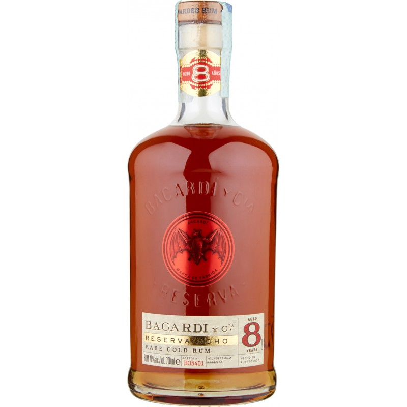 bacardi reserva ocho rum cl.70 40*