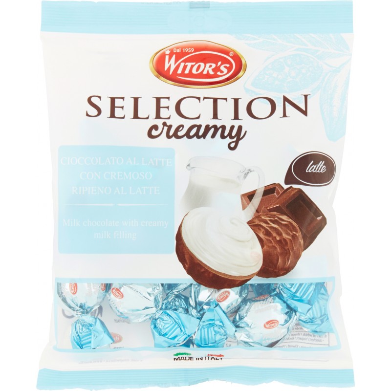 Witor's Selection Creamy Cioccolatini Al Latte Ripieni Di Crema