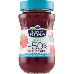 Santa Rosa Light Confettura Extra Lamponi | Marmellata di Frutta 260gr