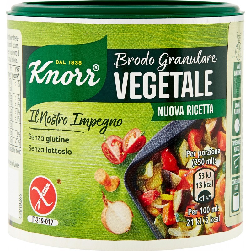 Knorr Dado Granulare Per Brodo Vegetale | Insaporitore gr. 150