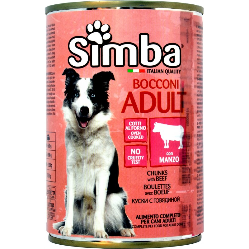 simba dog bocconi vitello gr415