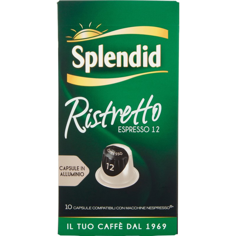 splendid rist. espr. 12 x10 caps nespres